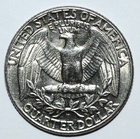 1990 D Washington Quarter Error Double-Die Mint Mark, DD Wing Die Clash ...