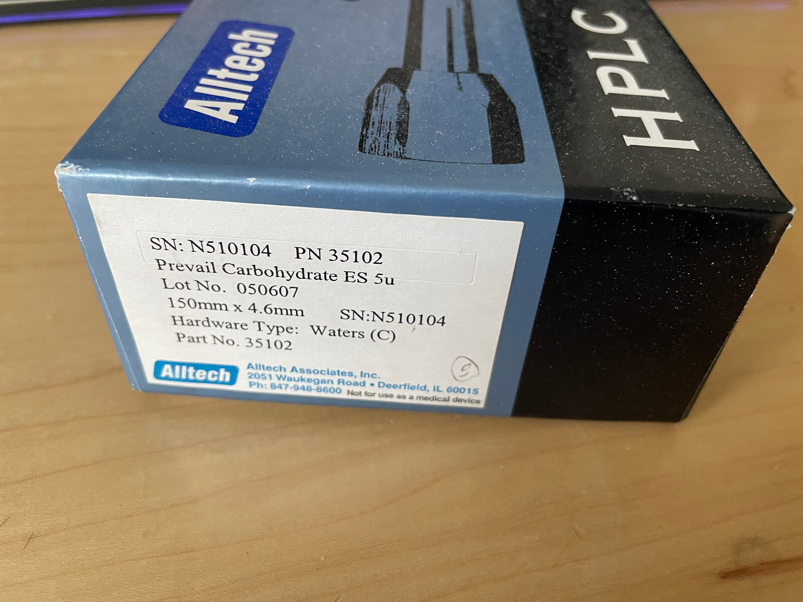 New HPLC column Prevail Repromer Carbohydrate ES, 5 µm, 150 x 4.6 mm ...