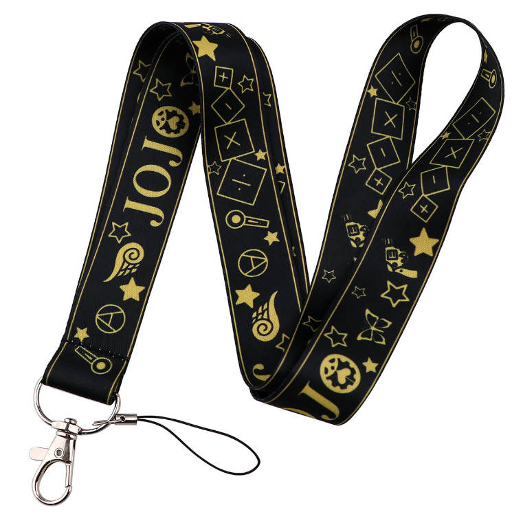 JoJo's Bizarre Adventure Lanyard Neck Strap Phone Keys ID Cards Holder ...