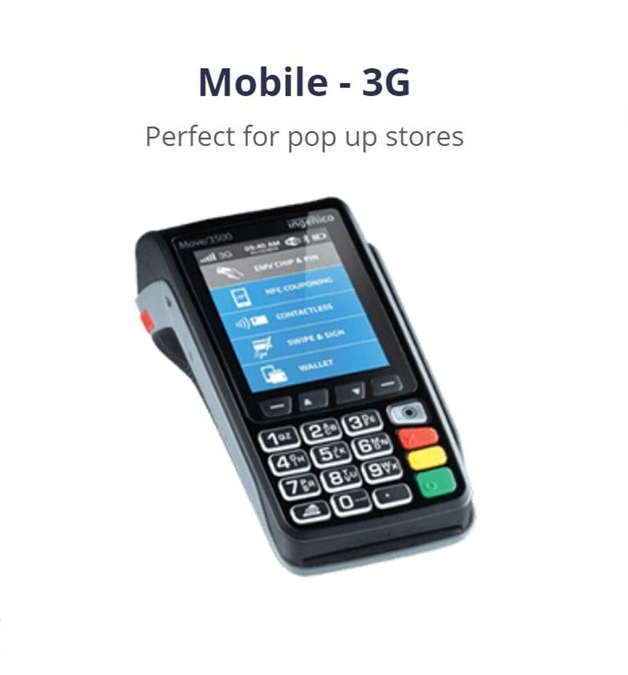 XEPAY Debit Credit Card Terminal Machine Chip & Pin Contactless Payment ...