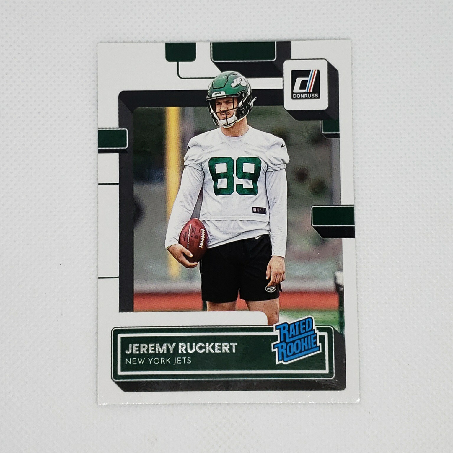 2022 Panini Donruss Football #391 Jeremy Ruckert RC Rated Rookie Card ...