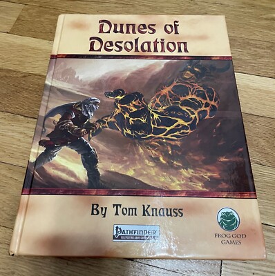 Pathfinder RPG Dunes of Desolation HC Frog God Games D&D 3.5 D20 | eBay