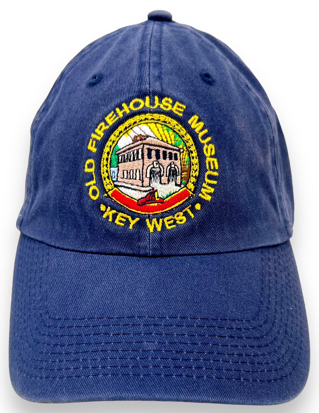 Vintage Key West Old Firehouse Museum Baseball Cap - Gem
