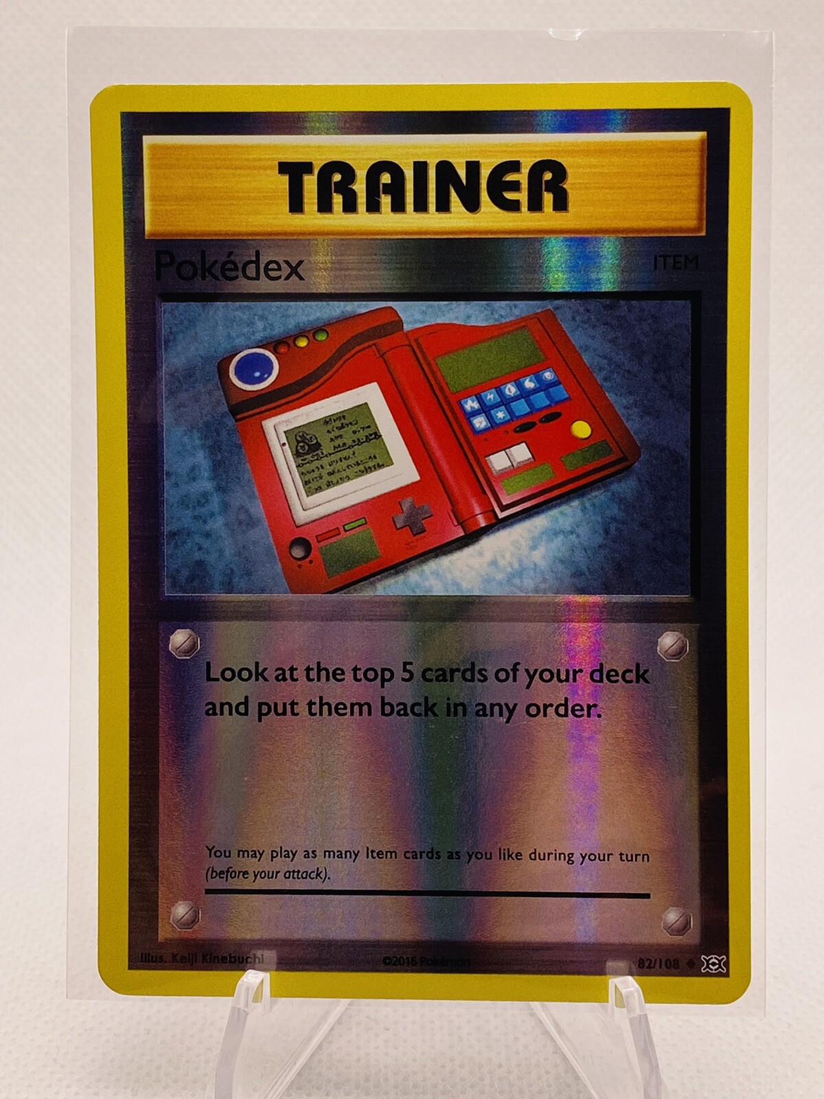 POKEDEX 82/108 NM Reverse Holo Foil Pokemon Card | eBay