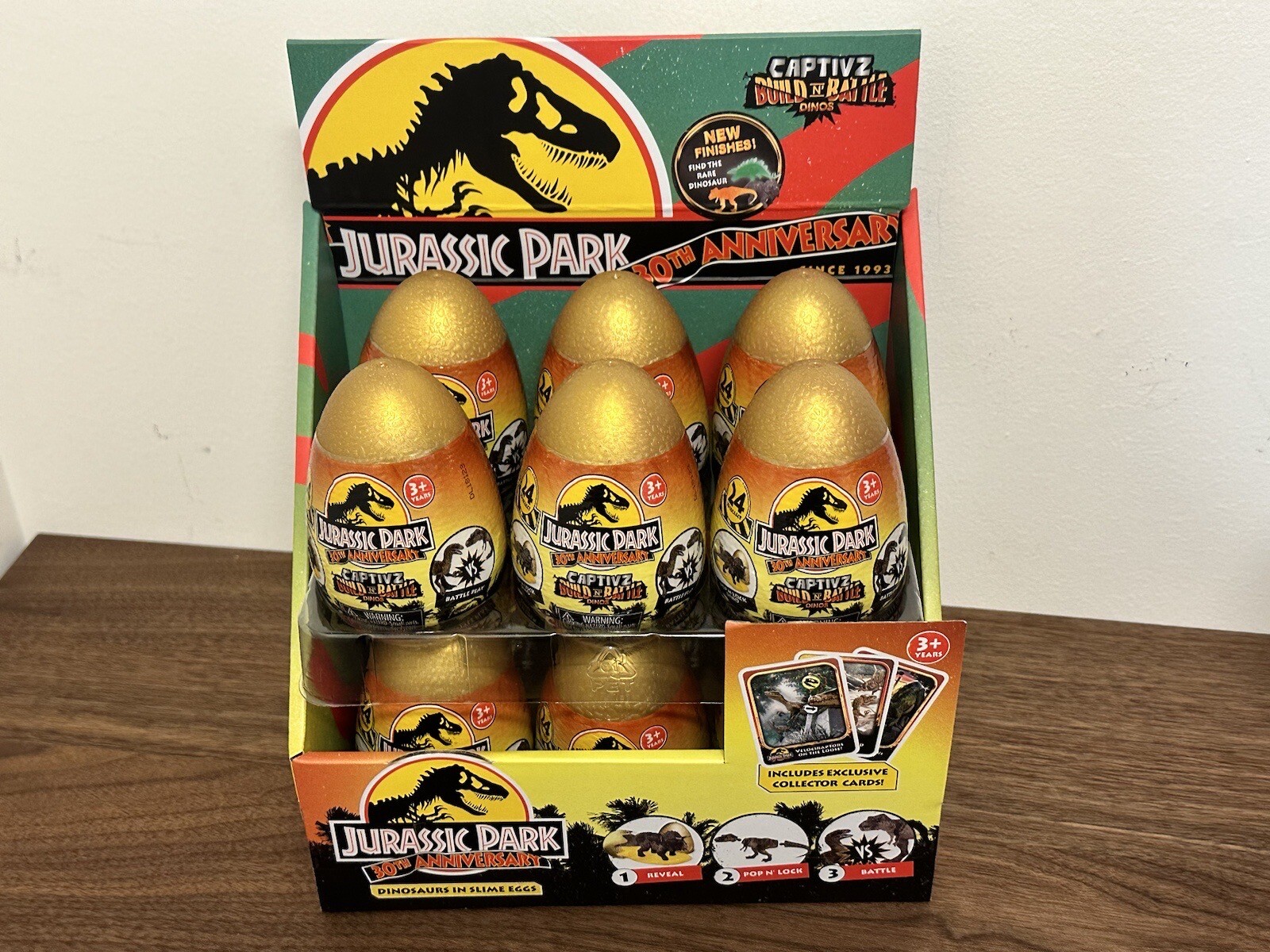 Jurassic Park 30th Anniversary Captivz Build N Battle Egg Lot Of 12 ...
