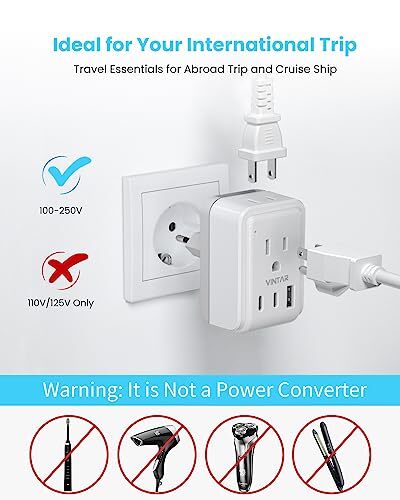 Universal Travel Adapter Kit, Type A/C/G/I- Universal 150+ countries | eBay