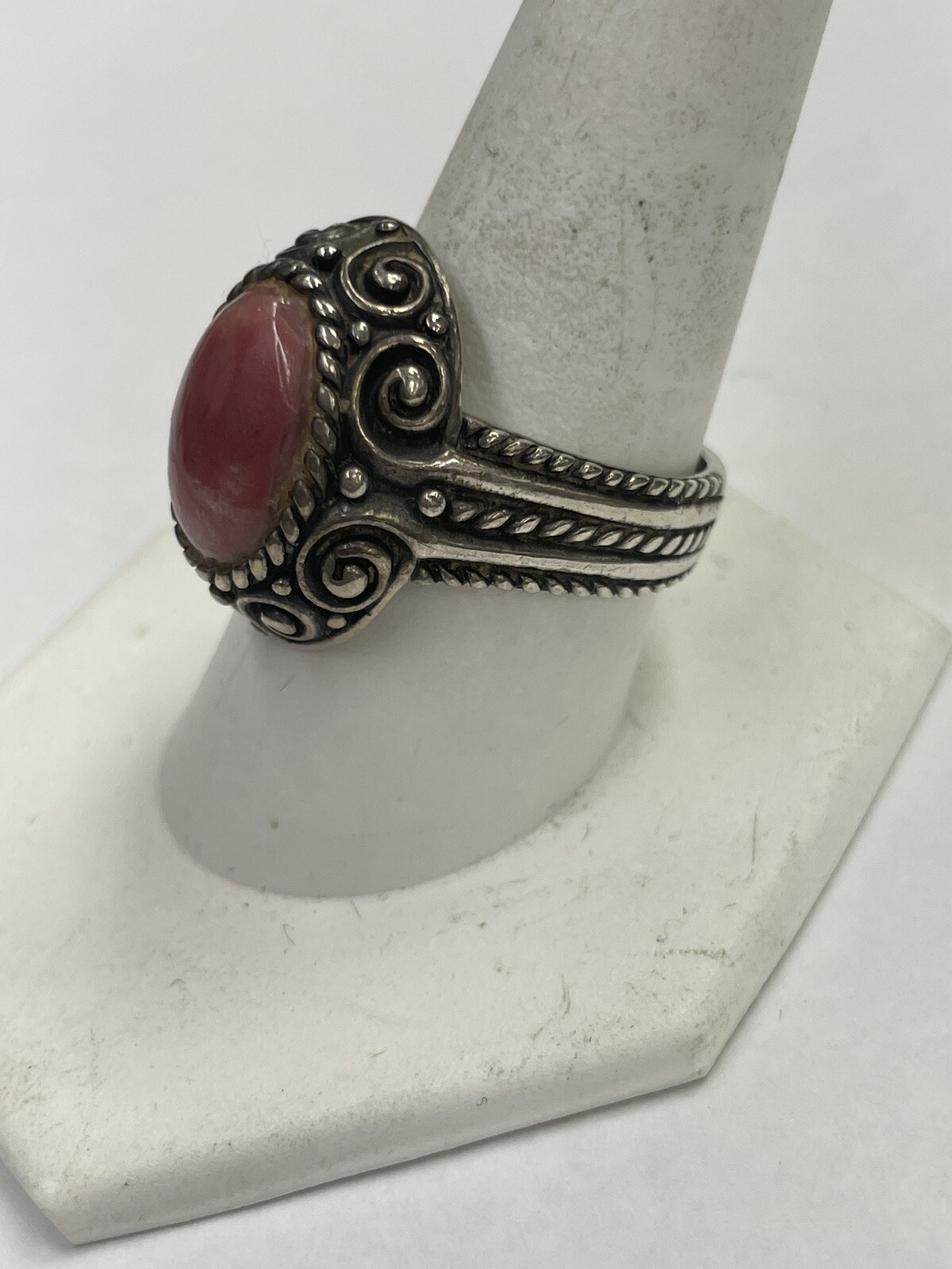 American West Carolyn Pollack Relios Pink Rhodonite Sterling Silver ...