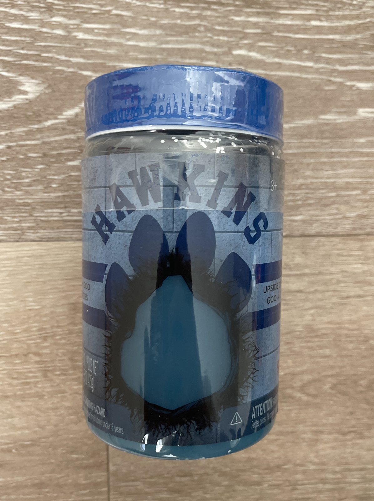 Stranger Things Netflix TV Show Toy / Jar Hawkins Blue Slime Upside ...