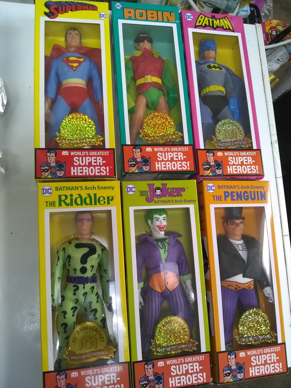 Mego 8" Figure 50th Anniversary DC Comics World's Greatest Heroes ...