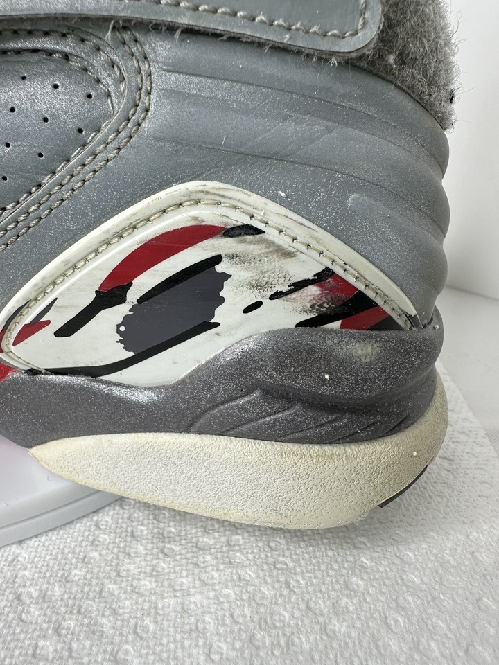 Nike Air Jordan 8 Retro SP Reflection of Champion Bugs Mens 11 Silver ...