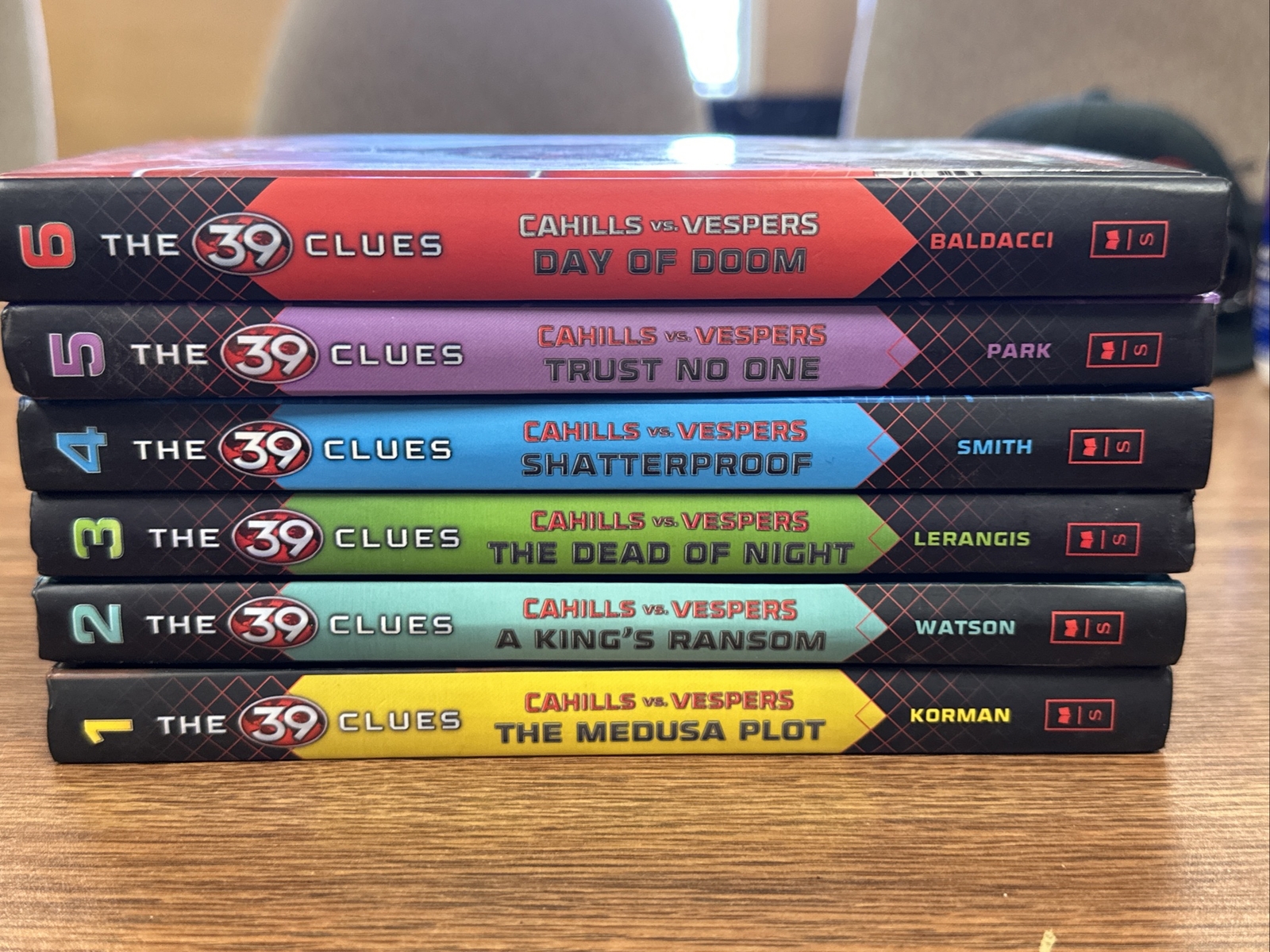 The 39 Clues Cahills Vs. Vespers Complete 6 Book Set Hardcover for sale ...