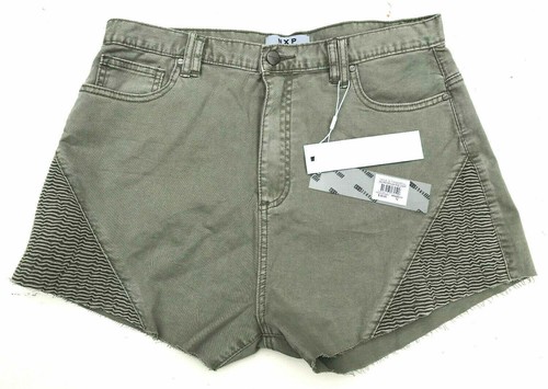 .NXP NENA & PASADENA 'DESTROYER HIGH RISE SHORT' Khaki Shorts W30 AU12 ...
