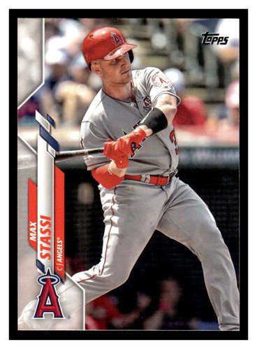 2020 Topps #112 Max Stassi - Los Angeles Angels | eBay