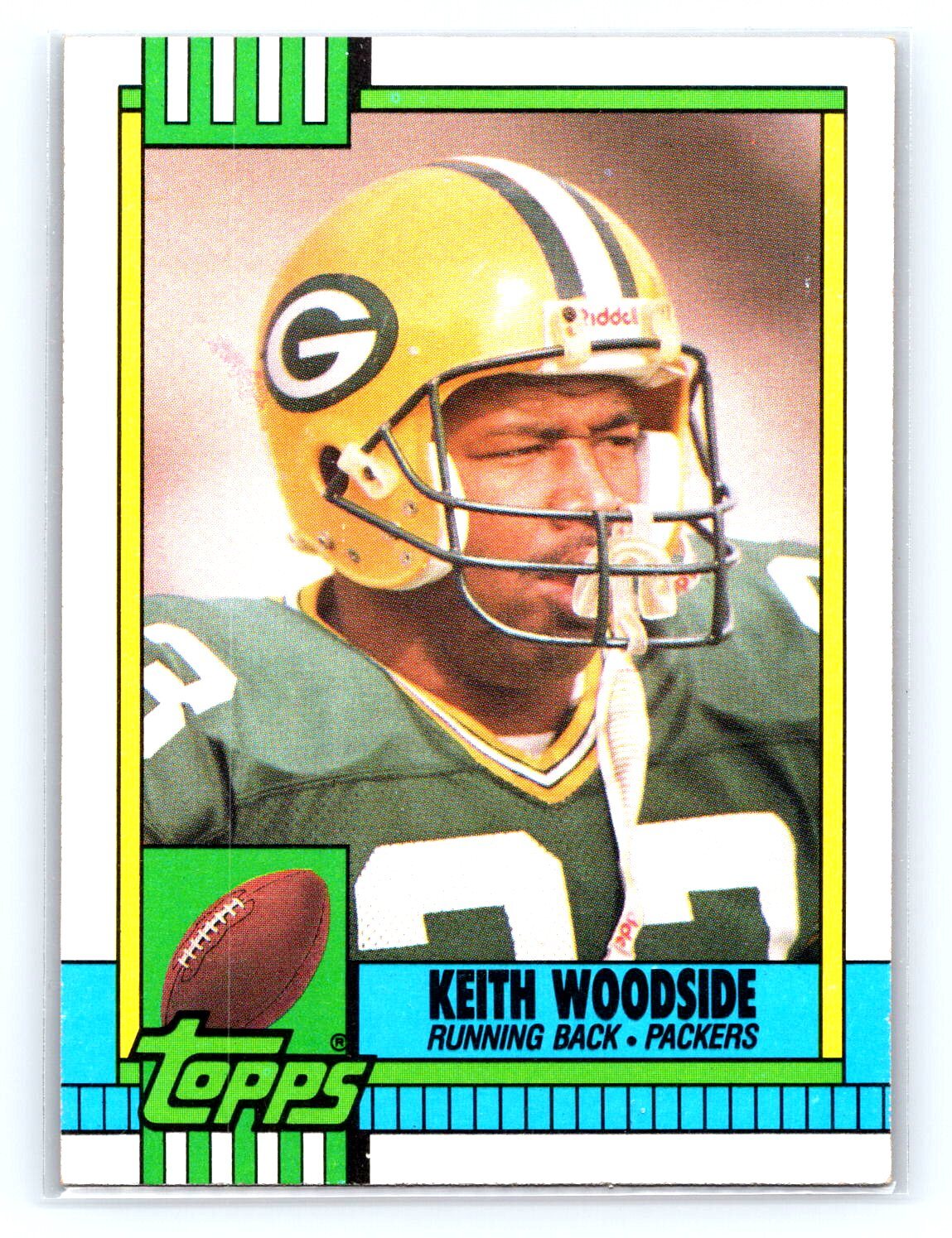 1990 Topps #147 Keith Woodside Green Bay Packers NM-MT | eBay