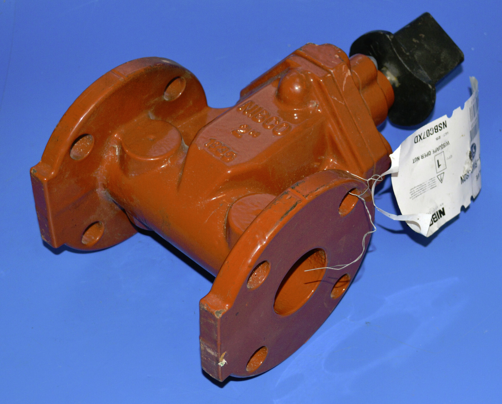 NEW NIBCO F-619-RWS-SON Gate Valve Size 2” Square Operating Nut, 2-1/2 ...