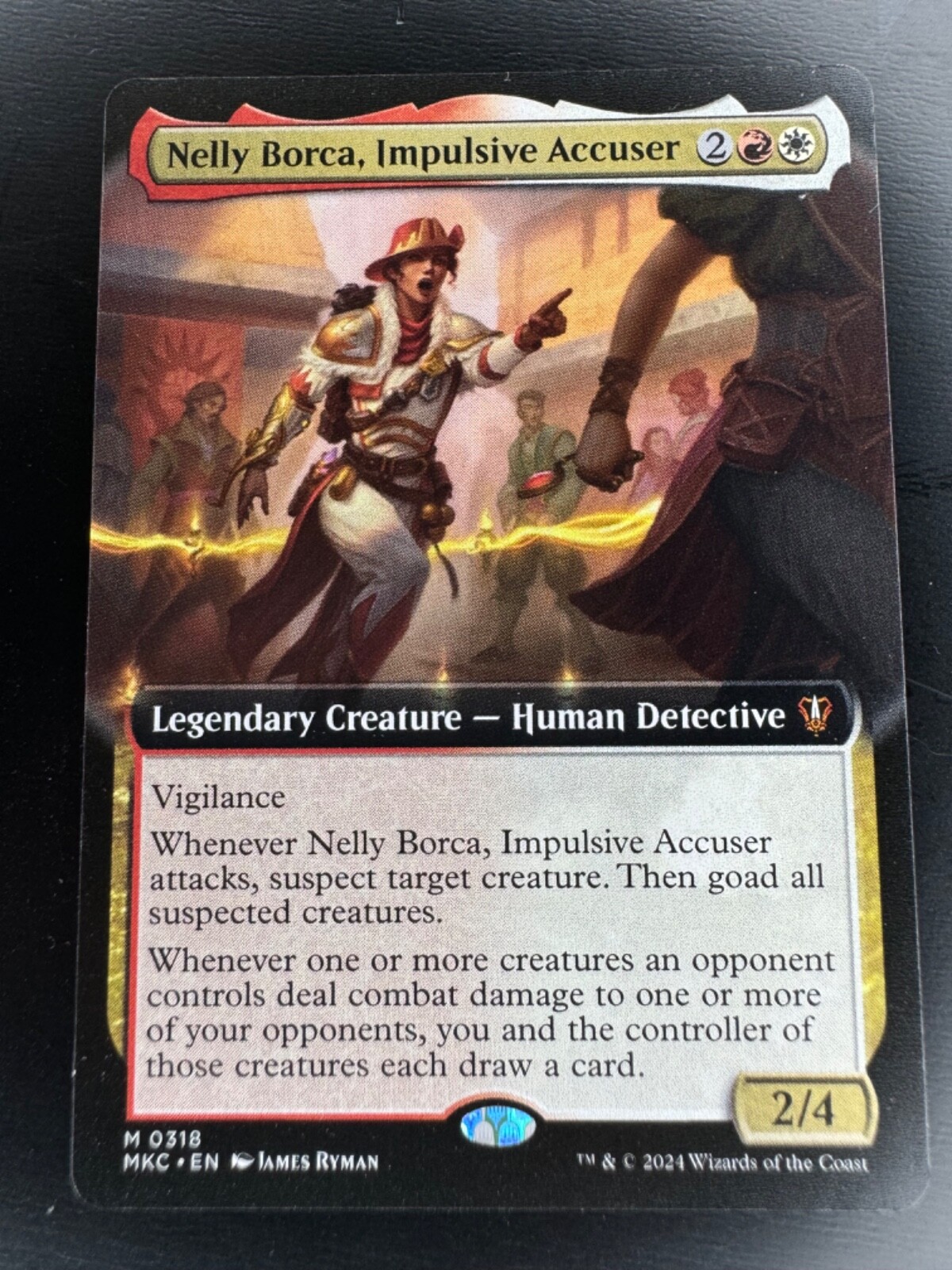 Magic the Gathering: Nelly Borca, Impulsive Accuser (Extended Art ...