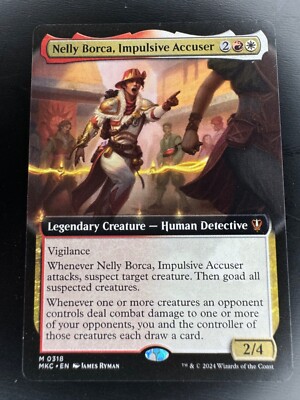 Magic the Gathering: Nelly Borca, Impulsive Accuser (Extended Art ...