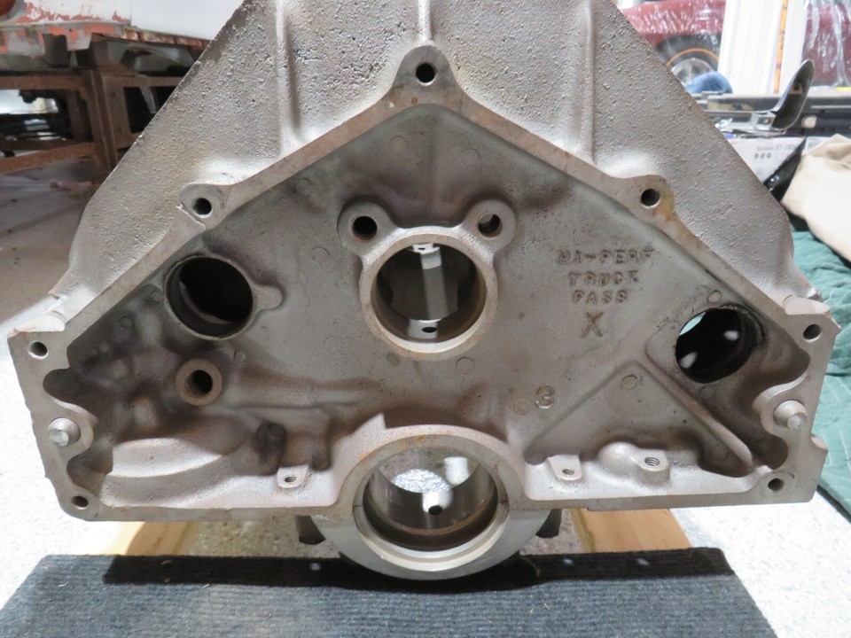 1965 GM L78 396/425HP Engine Block 3855962 A45 4-Bolt Bored .027 Over ...