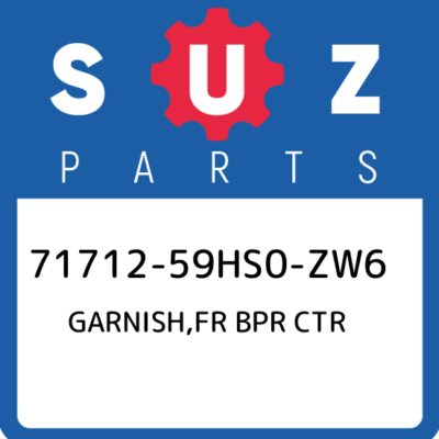 71712-59HS0-ZW6 Suzuki Garnish,fr bpr ctr 7171259HS0ZW6, New Genuine ...