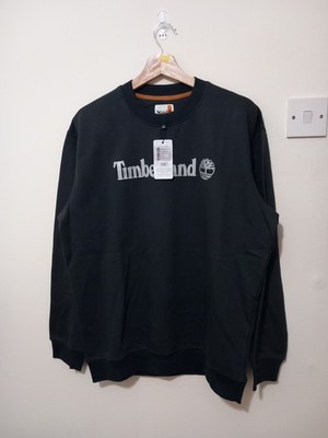 Timberland Men's Jumper & Sweatshirt Size Medium Colour Grey 100% ...