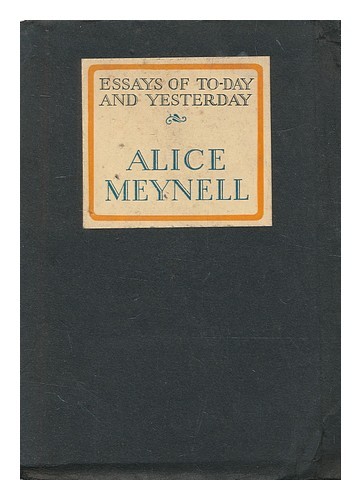Meynell, Alice Meynell : Selected essays 1926 Paperback | eBay