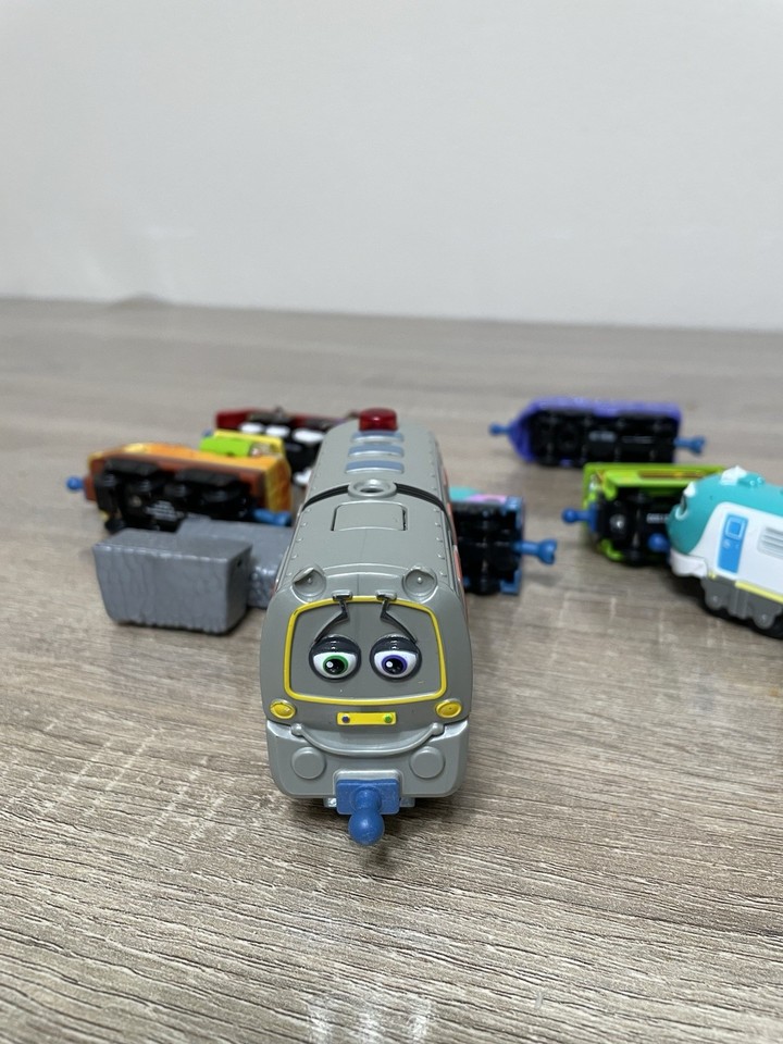 Chuggington Stacktrack/Diecast - 7 Trains And Train Cars | eBay