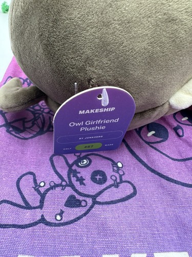 Owl Girlfriend Plush Makeship By Junkzero Only 467 Made RARE | eBay