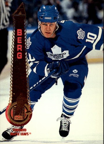 1994-95 Pinnacle Maple Leafs Hockey Card #57 Bill Berg | eBay