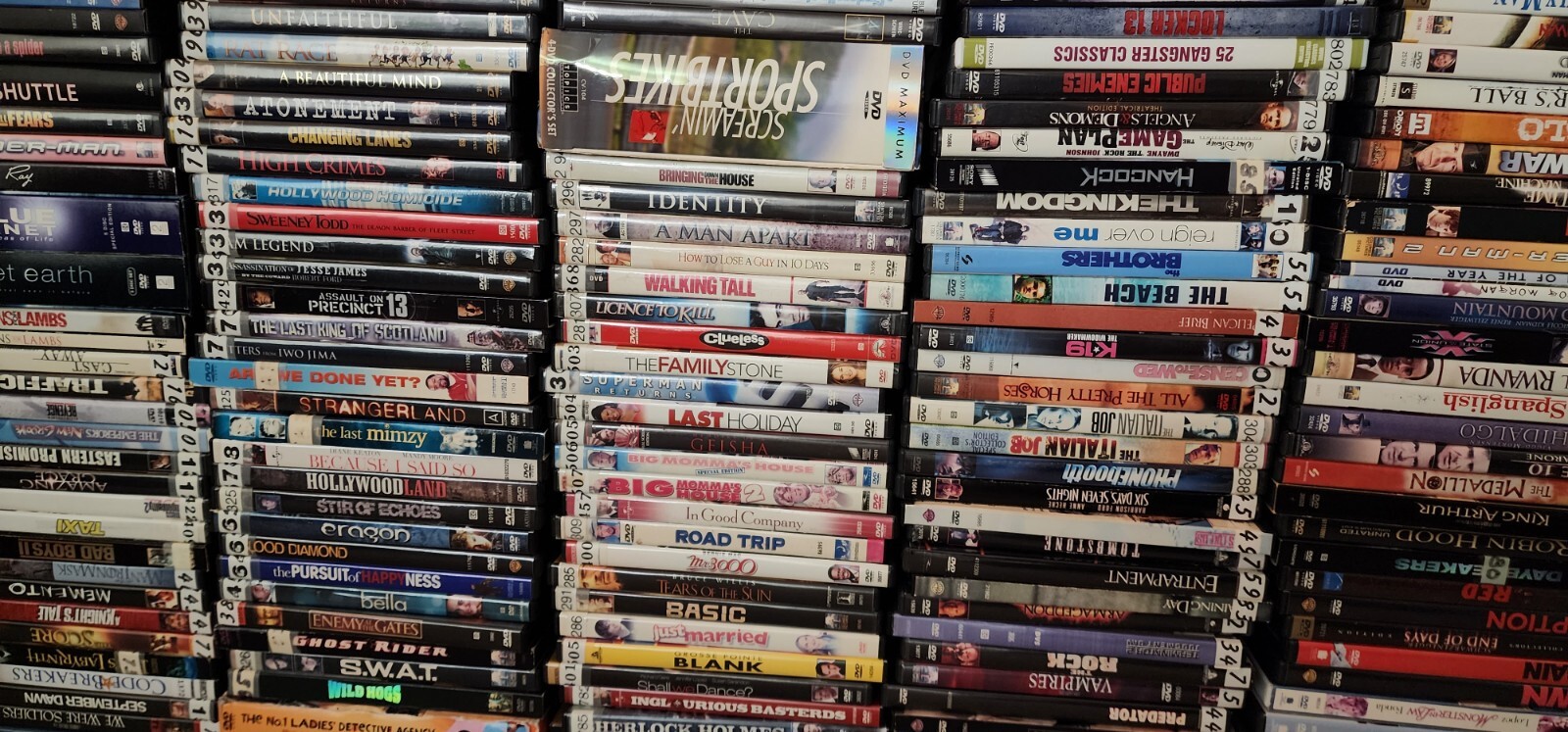 100 Wholesale lot DVD Movies TV Shows assorted bulk Free Shipping DVD ...