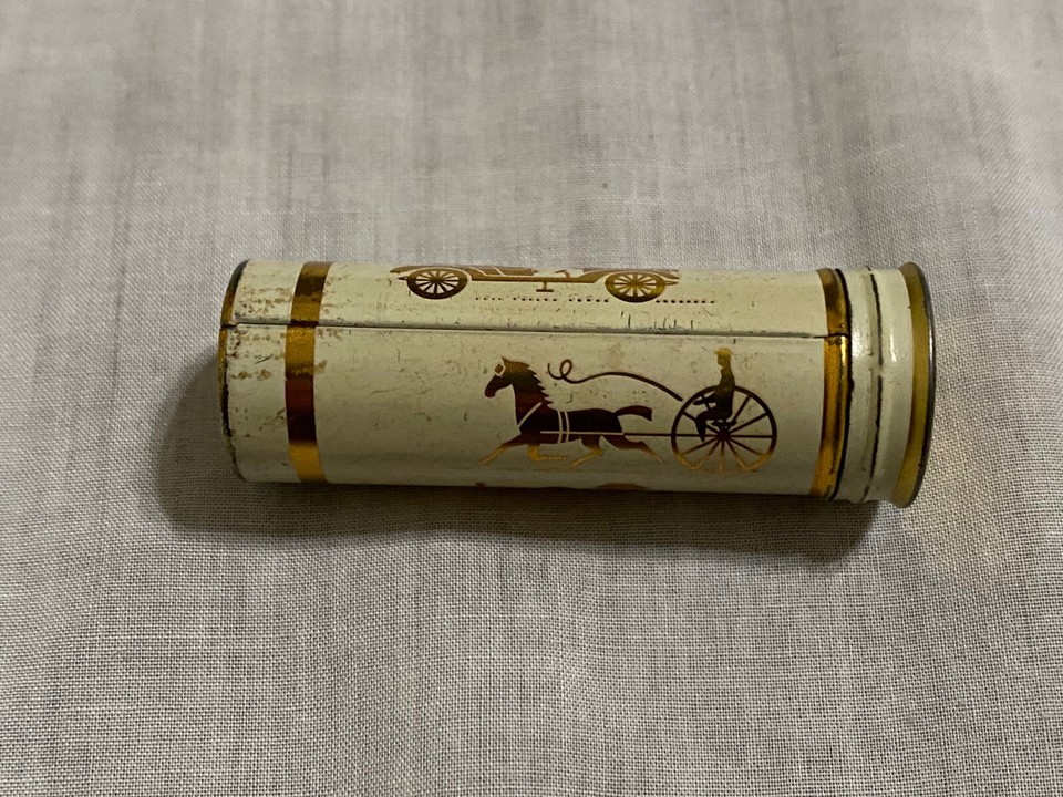 TUMS Antacid Tin Push Bottom Metal Container Purse Travel Size 2.25 ...