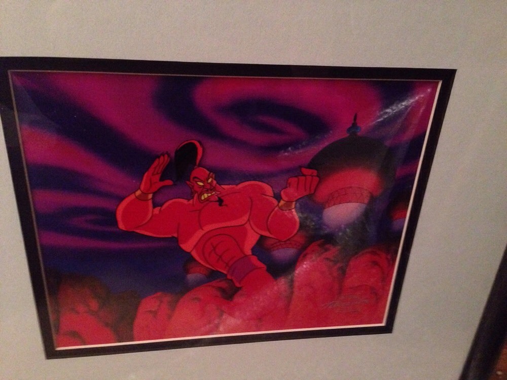 Jafar Production Cel On A Production Background From