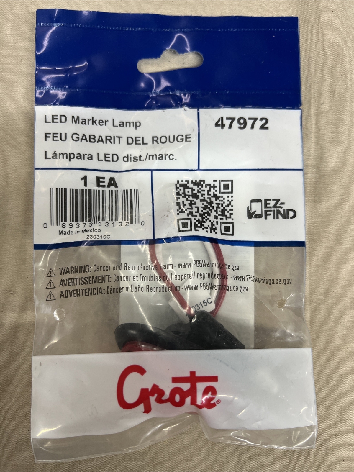 Side Marker Light Grote 47972 for sale online | eBay