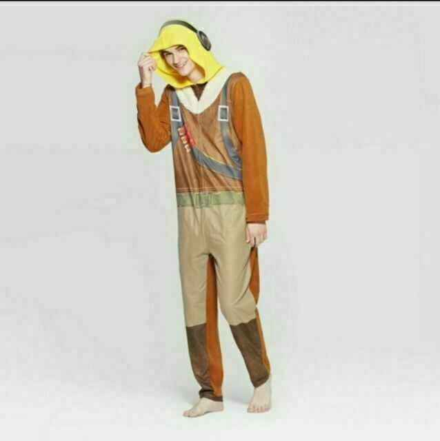 Adult Epic Games Fortnite Pajamas Loot Raptor Costume Sleeper NEW | eBay