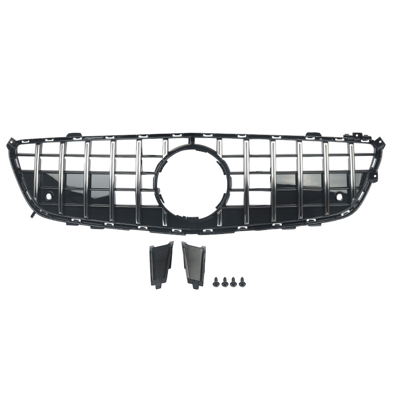 GT Grille Chrome+Black For Mercedes Benz R231 SL500 SL550 2013-16 Pre ...