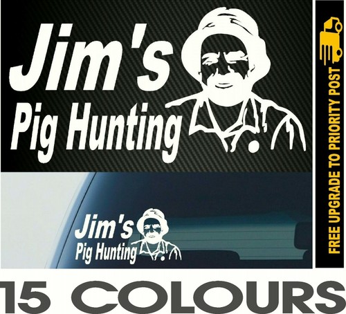 PIG HUNTING hog boar STICKER car 4x4 pigging hunt stick decal | eBay ...