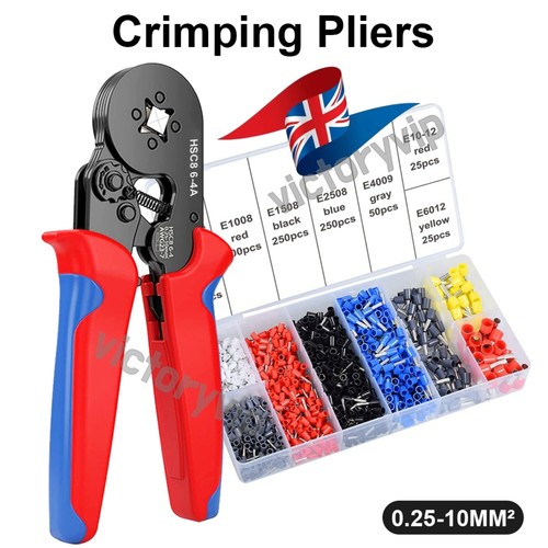1200Pcs Crimp Tool W/ Bootlace Ferrule Crimper Plier Wire Terminal ...