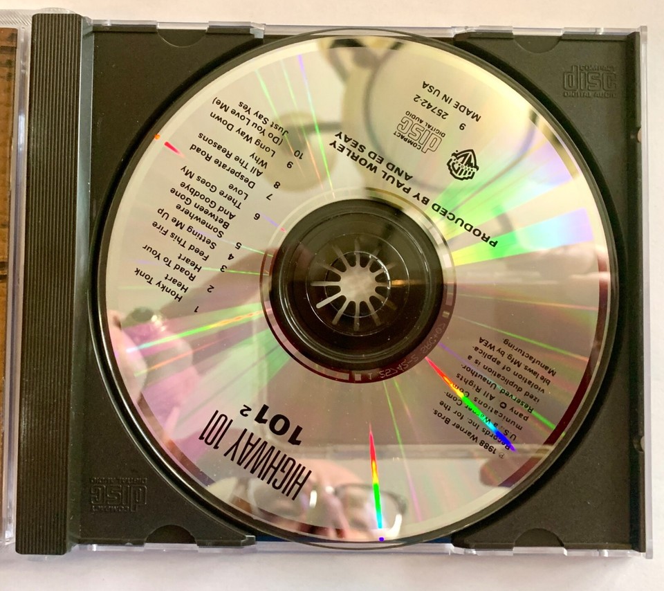 CD - HIGHWAY 101, ALBUM NAME = HIGHWAY 101-2, RELEASED 1988, WARNER ...