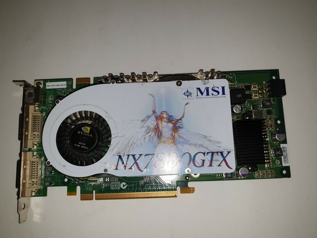 MSI NVIDIA GeForce 7800 GT (NX7800GT-VT2D256E (LITE)) 256 MB GDDR3 ...