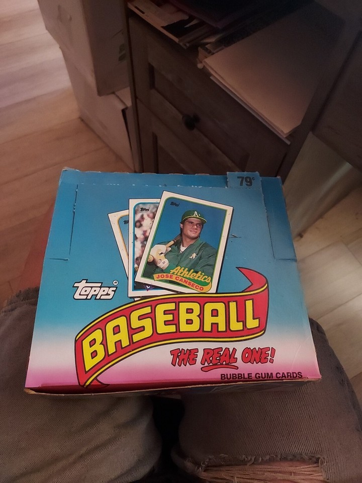 1989 TOPPS BASEBALL CELLO PACKS BOX 24 PACKS 29 CARDS PER PACK BRAND ...