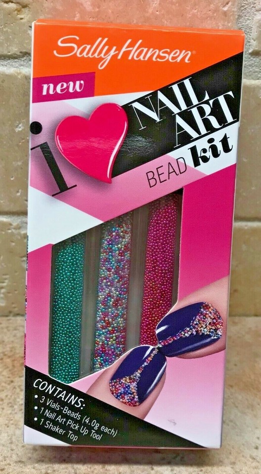 LOT OF 100 Boxes SALLY HANSEN I Love Nail Art Bead Kit Multi Color #440 ...