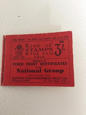 Rare GPO (GR) 3/- National Group stamps 308 booklet | eBay UK