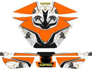 CRG STYLE ROTAX AIRBOX STICKER KIT - KARTING | eBay