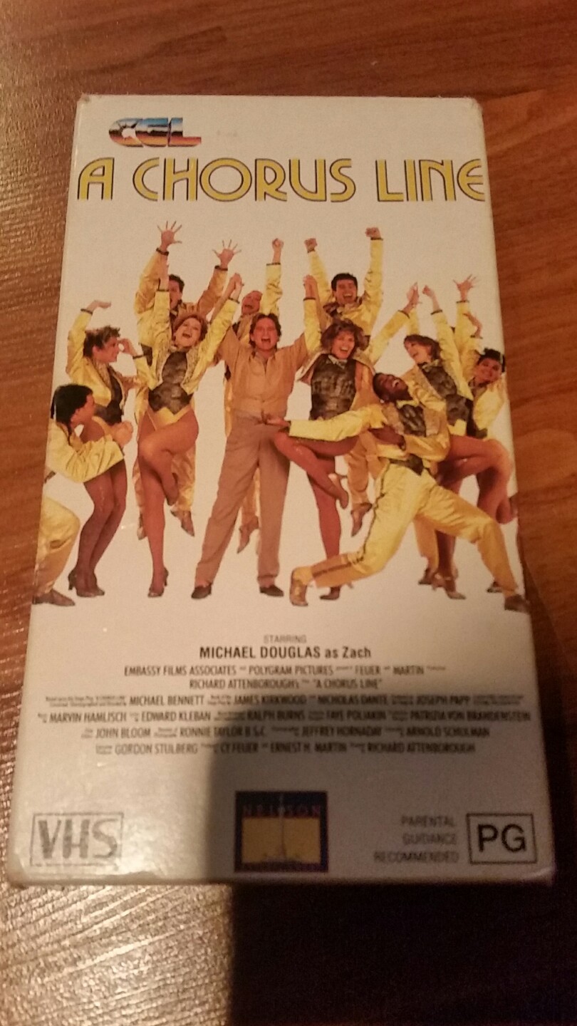 A CHORUS LINE - MICHAEL DOUGLAS - VHS VIDEO | eBay