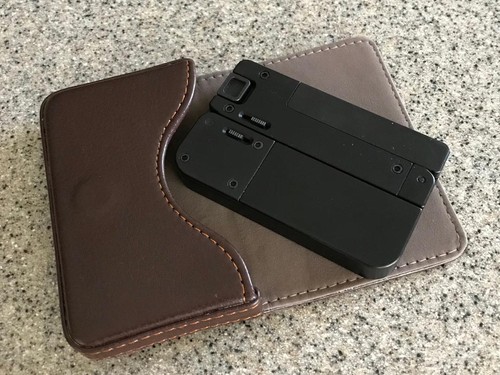 Trailblazer Lifecard .22LR gun storage case, magnetic closure, brown | eBay