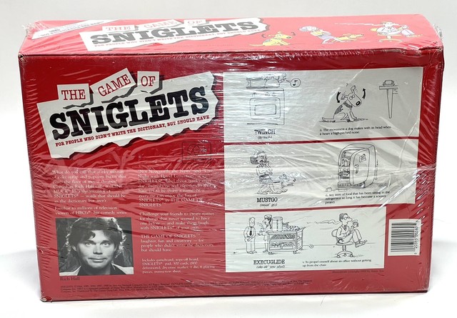 The Game of Sniglets HBO 1990 Vintage Rich Hall Complete Toys Party 10 ...
