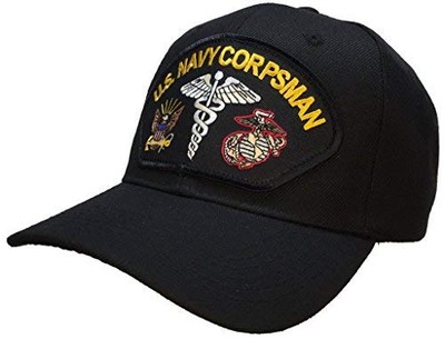 USNAVYSUBVET Corpsman Hat Navy Marine Corps FMF Black w/Free Sticker | eBay