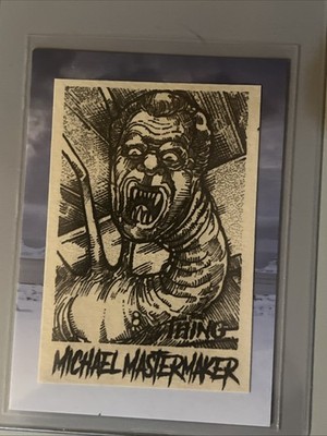 The Thing Trading Art Cards. Limited Edition Etching Card #38/113 ...