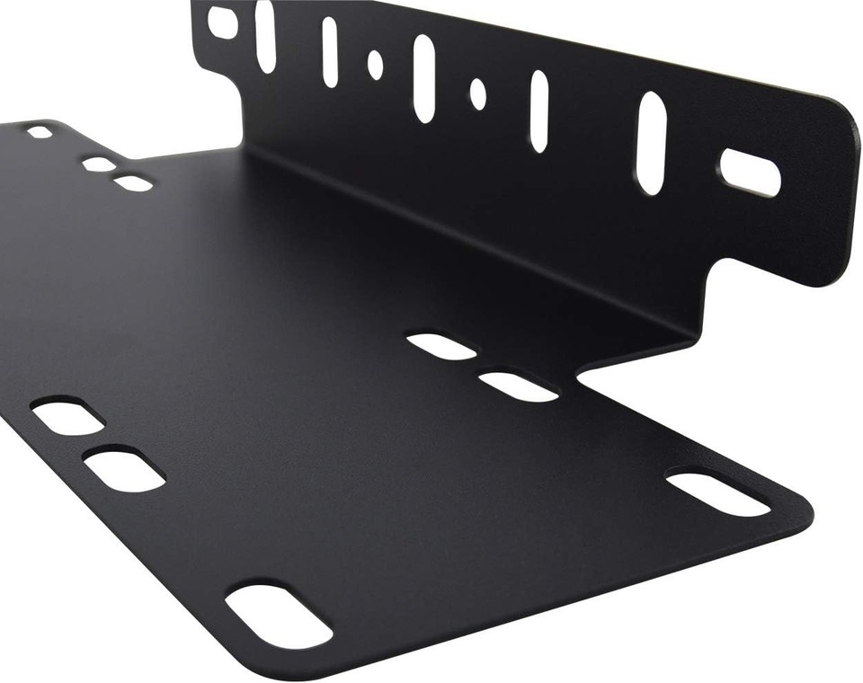 Universal Led Light Bar Mounting Bracket Front License Plate Mounting ...
