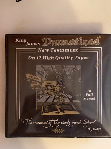 King James Dramatized New Testament 12 High Quality Stereo Cassettes ...