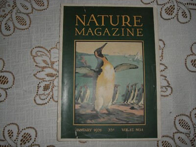 Vintage NATURE MAGAZINE - January 1931 - American Nature Association ...